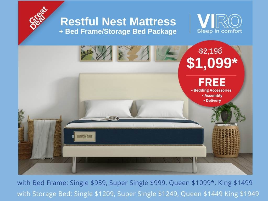 Viro Restful Nest Mattress + Bed Bundle Promo – Sleep Space