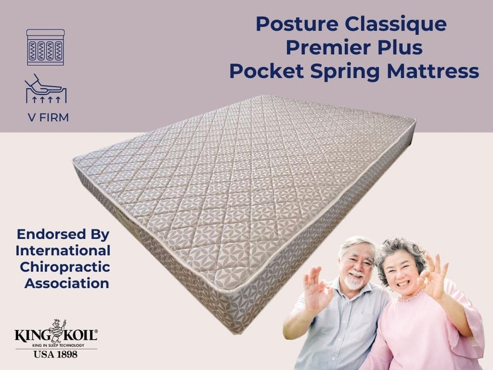 King Koil Posture Classique Premier Plus | 8.5" Firm Mattress – Sleep Space